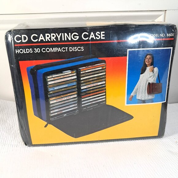 Walmart | Media | Vintage Walmart 3 Cd Carrying Case Tote Black Compact ...